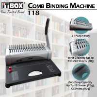 iTBOX Comb Binding Machine 118 : Aston