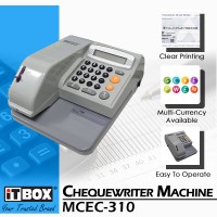 iTBOX Chequewriter Machine MCEC-310 : Aston