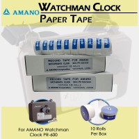 Amano Watchman Clock Paper Tape Paper Roll For Amano PR600 Original : Aston