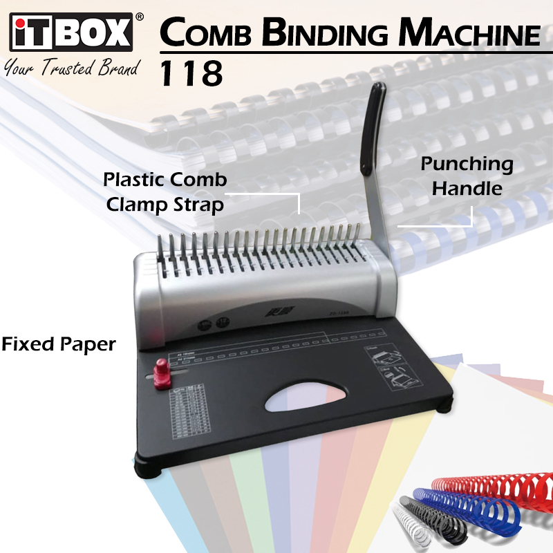 iTBOX Comb Binding Machine 118 : Aston