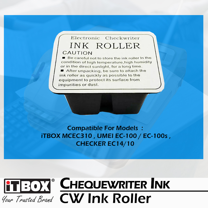 CW Ink Roller & Refill Ink Oil | Cheque Writer Black Color Ink Roller ...