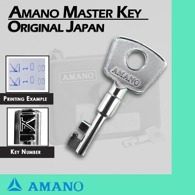 AMANO Master Keys PR-600 | K Key | Watchman Key AMANO Guard Tour Master ...