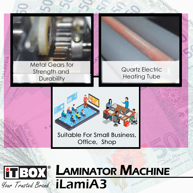 Itbox Laminating Machine A4 A3 Size Ilamia3 Laminator Hot And Cold