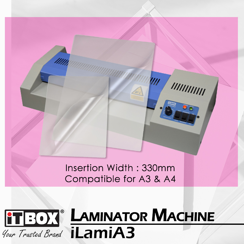 Itbox Laminating Machine A4 A3 Size Ilamia3 Laminator Hot And Cold
