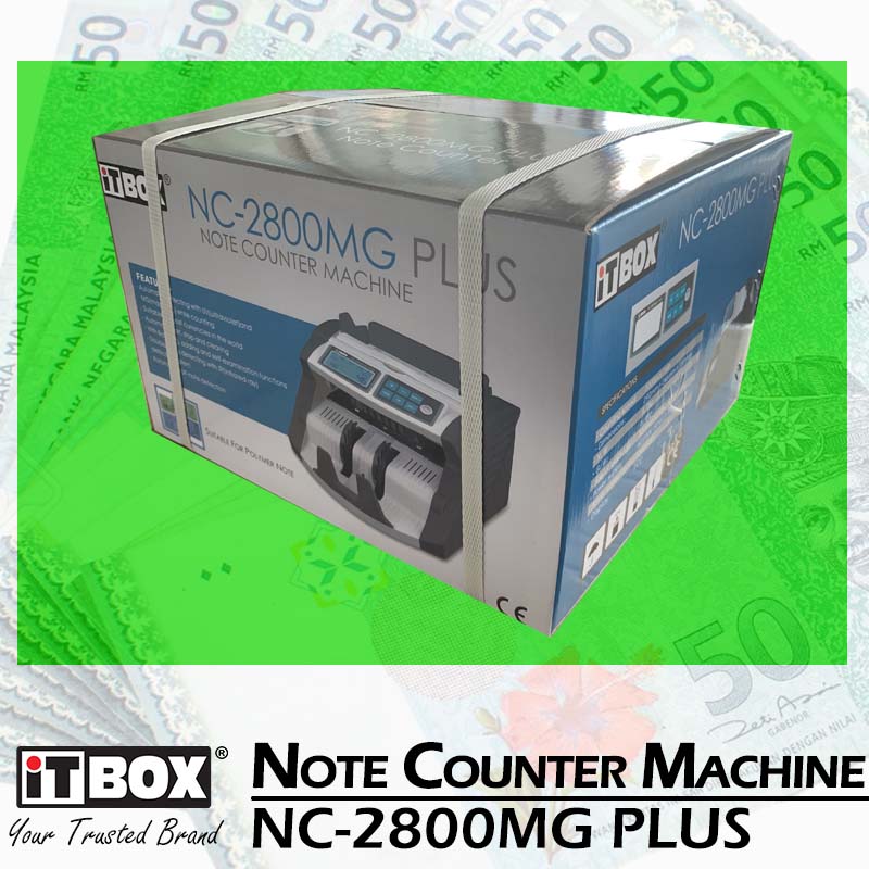 iTBOX Note Counter Machine NC-2800MG Plus | Money Cash Counter Machine ...