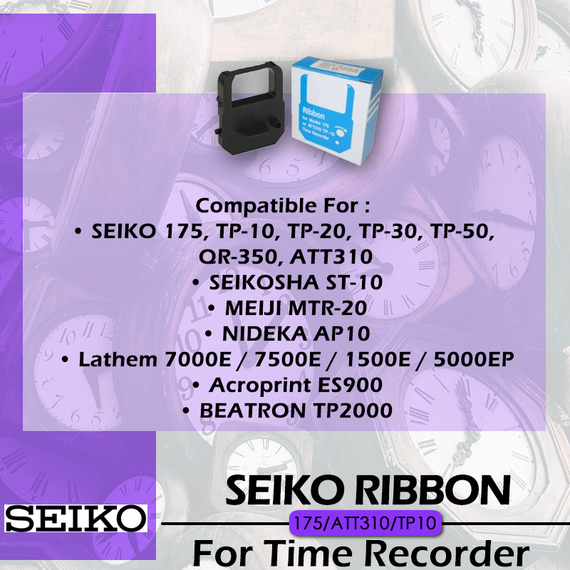SEIKO 175/ATT310/TP10/TP20/TP50/QR350/ATT310/NIDEKA AP10 Time Recorder ...